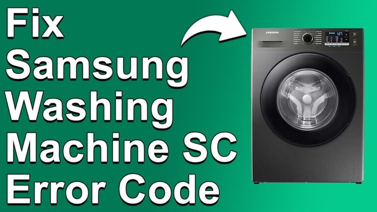 Bosch Washing Machine Error Code E30 – Heating Sensor Issue
